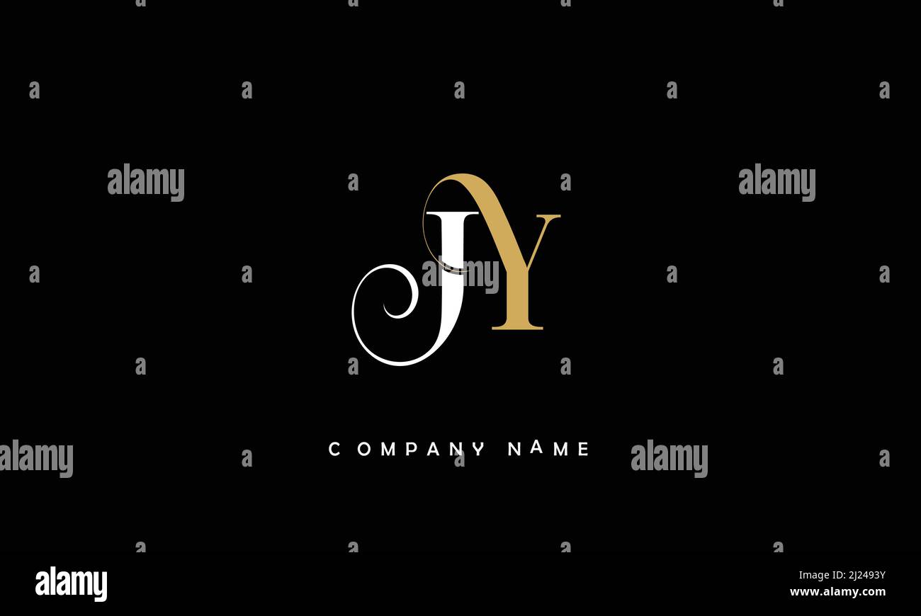 YJ or jy alphabets letters logo monogrtamn Stock Vector Image & Art - Alamy
