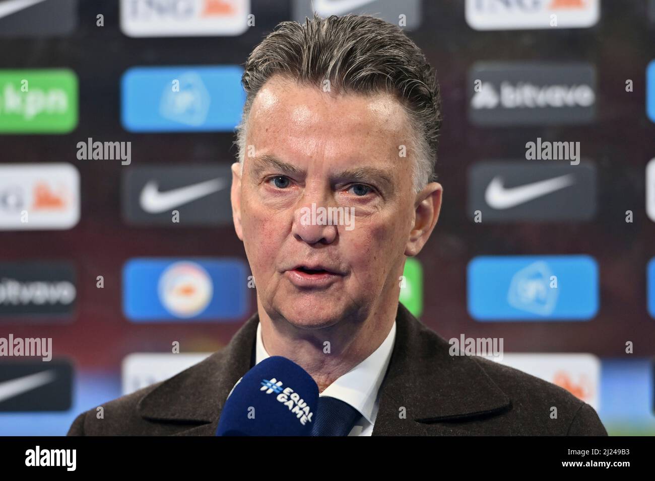 Amsterdam, Netherlands. 29th Mar, 2022. coach Louis VAN GAAL (NED ...