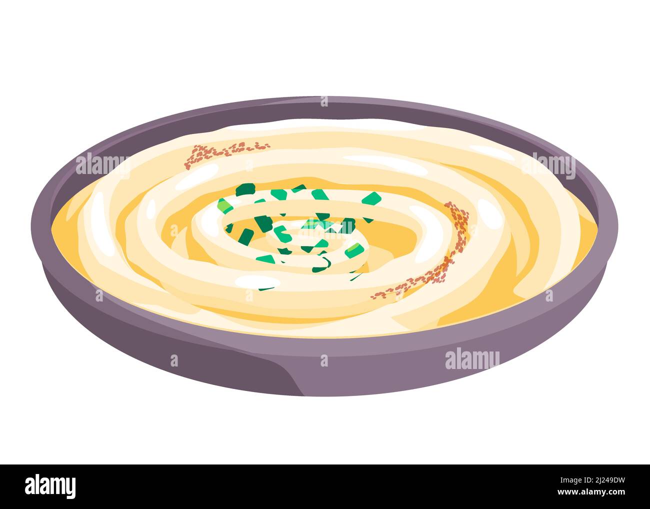 Hummus hummush mashed peas olive oil traditional arab middle east food ...
