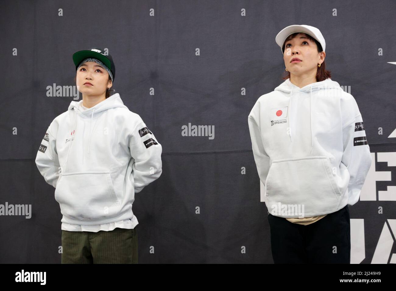 Tokyo, Japan. 29th Mar, 2022. (L-R) Ami Yuasa/Ami, Ayumi Fukushima ...