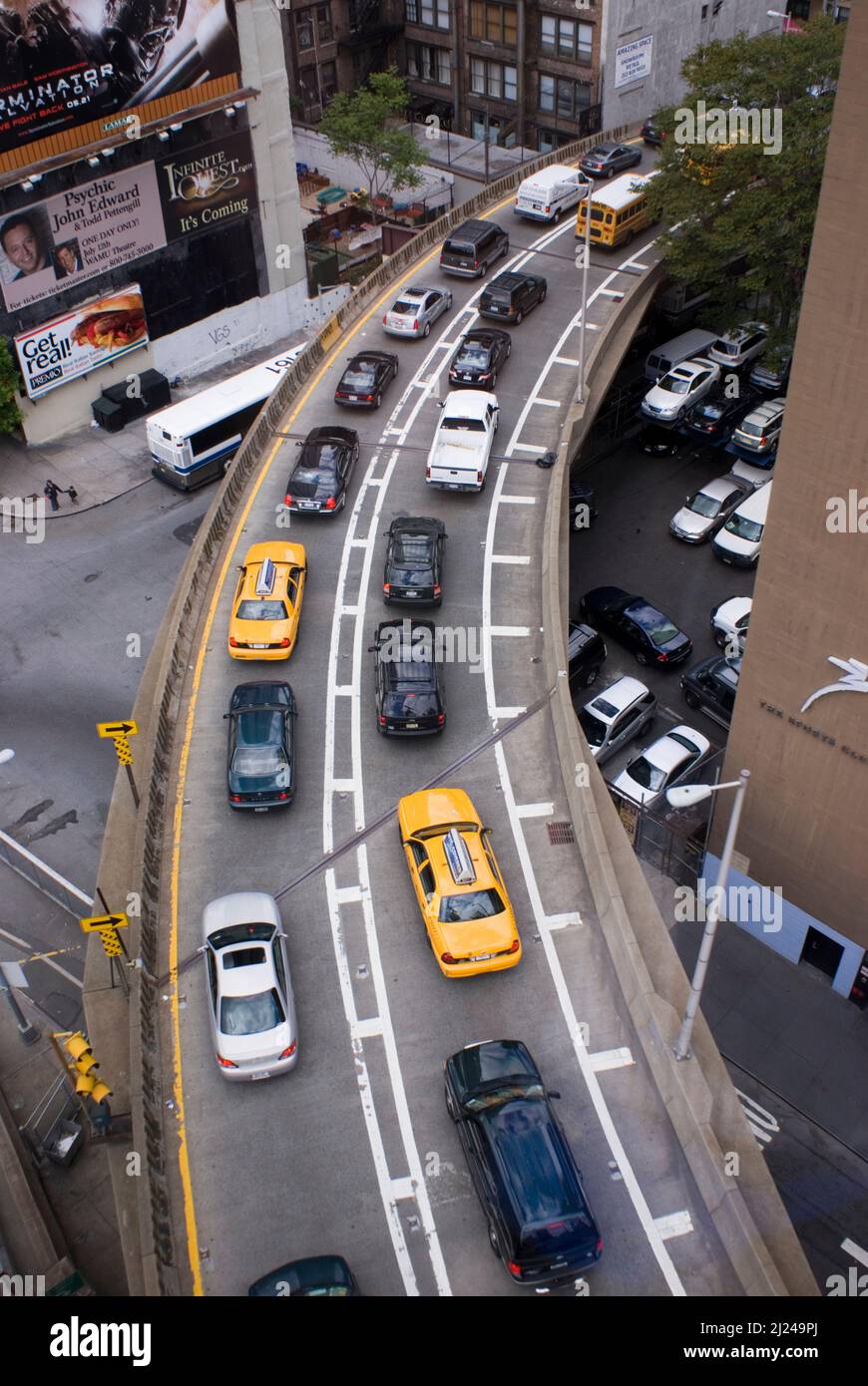 New York City off ramp Stock Photo - Alamy