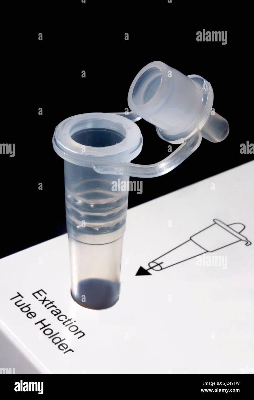 Lateral flow test for Covid-19 Stock Photo - Alamy