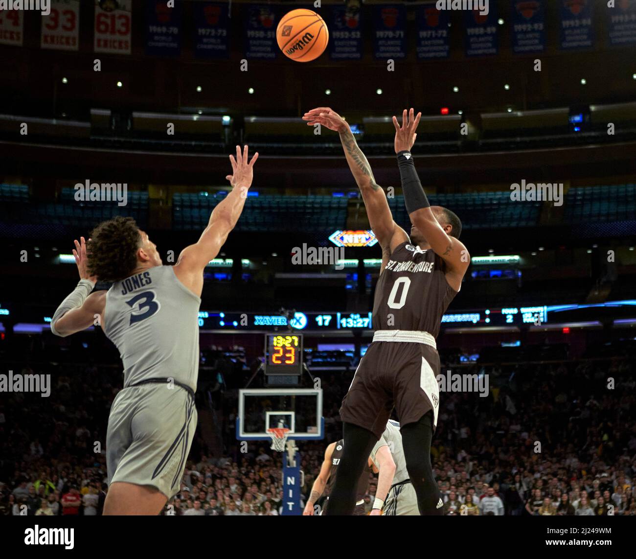 New York, USA. March 29, 2022, New York, New York, USA: St. Bonaventure ...