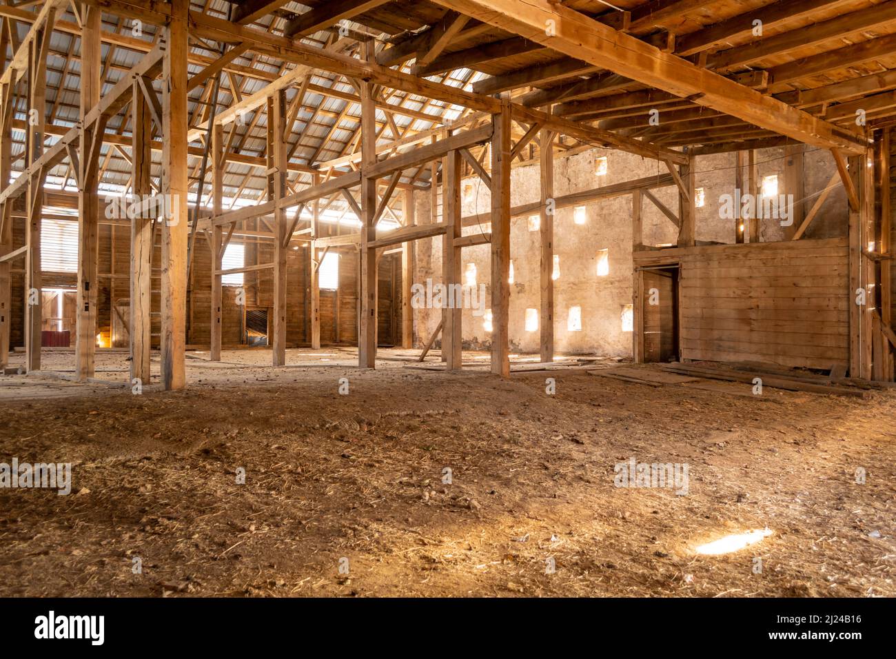 Rustic stable interior hi-res stock photography and images - Alamy