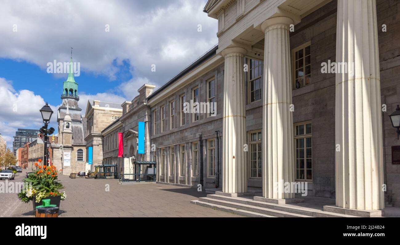 Canada, Old Montreal historic town and Old Port, main tourist ...