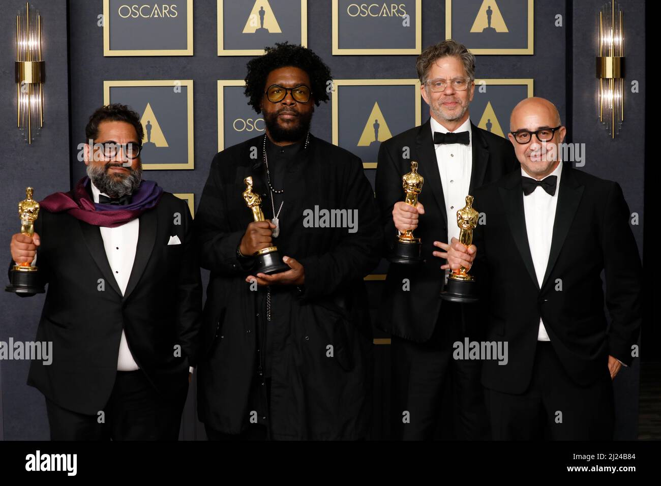 LOS ANGELES - MAR 27: Joseph Patel, Ahmir Thompson aka Questlove, David ...