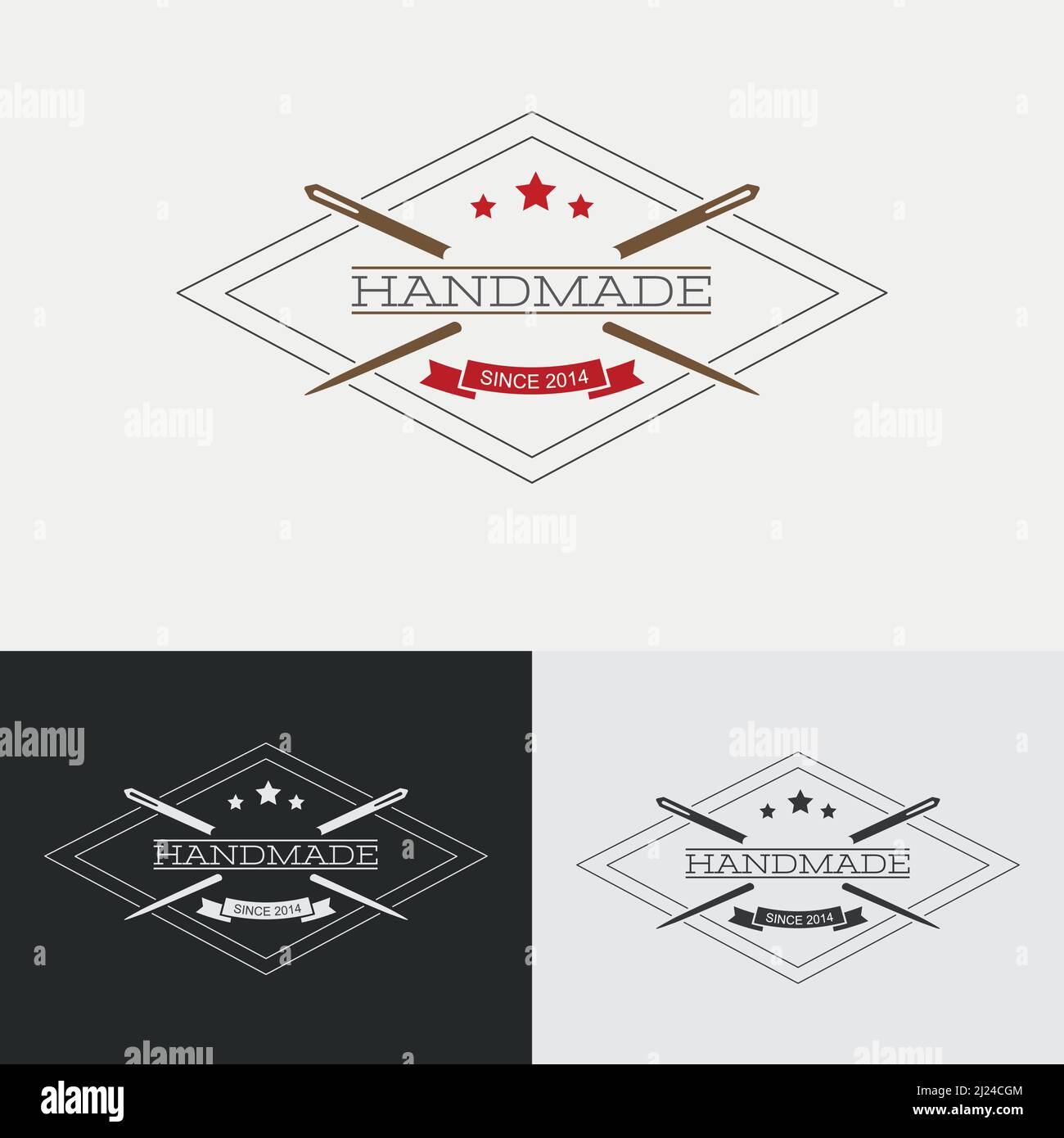 Dressmaking logo Stock Vector Images - Alamy