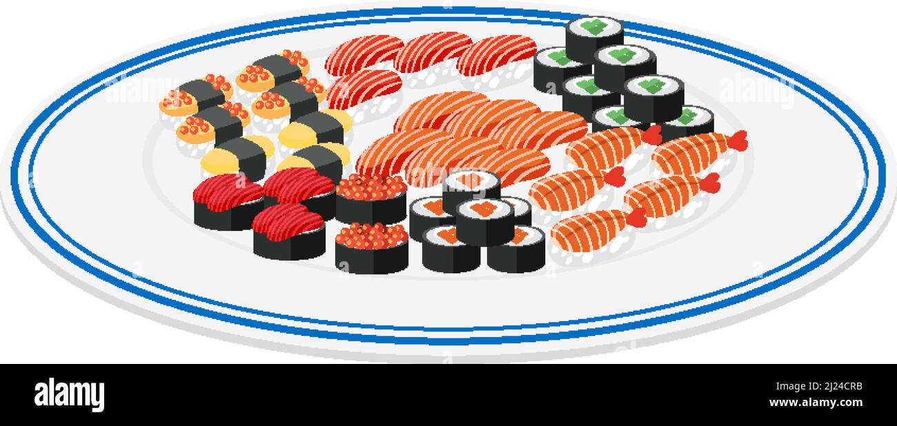 Japanese food recipes Stock Vector Images - Alamy