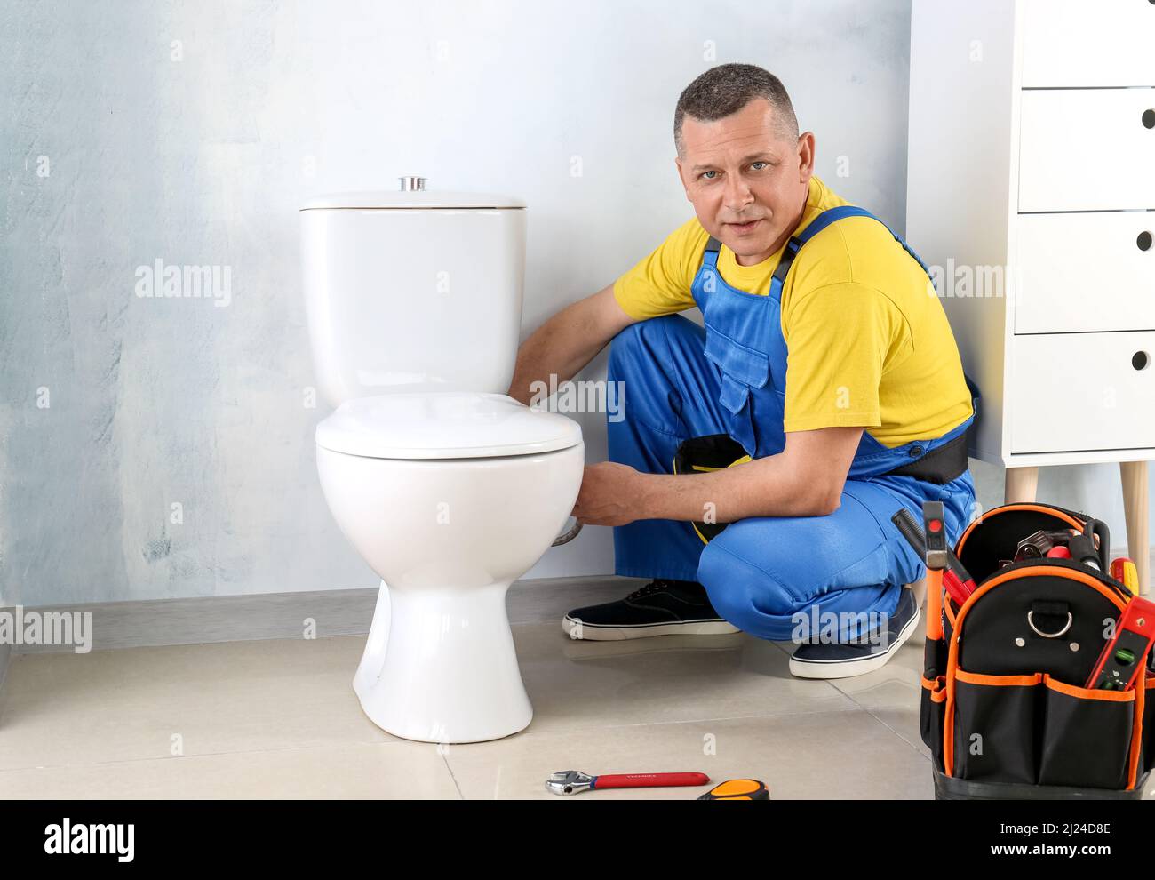 Restroom maintenance tools hi-res stock photography and images - Alamy