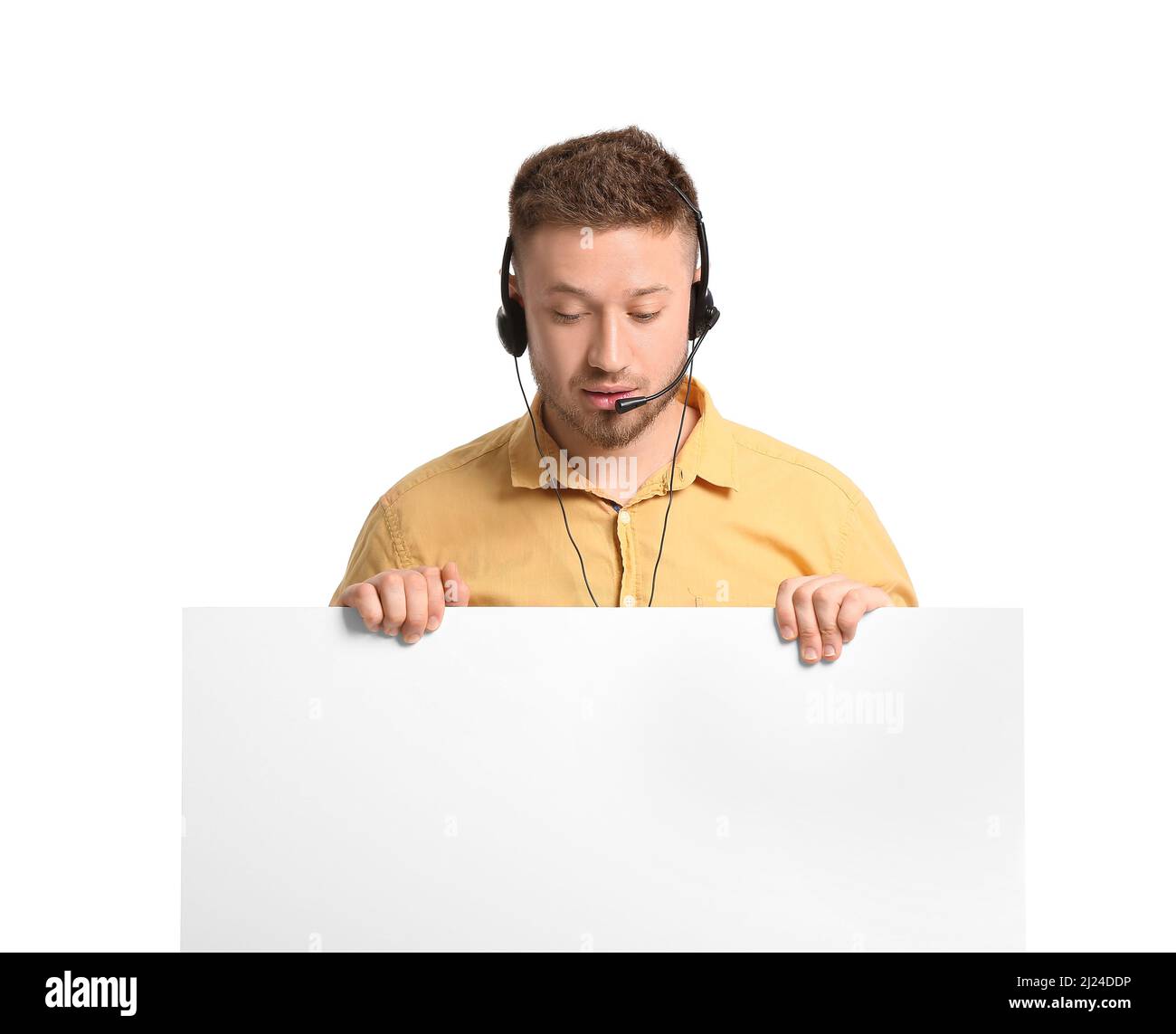 Call center operator blank hi-res stock photography and images - Alamy