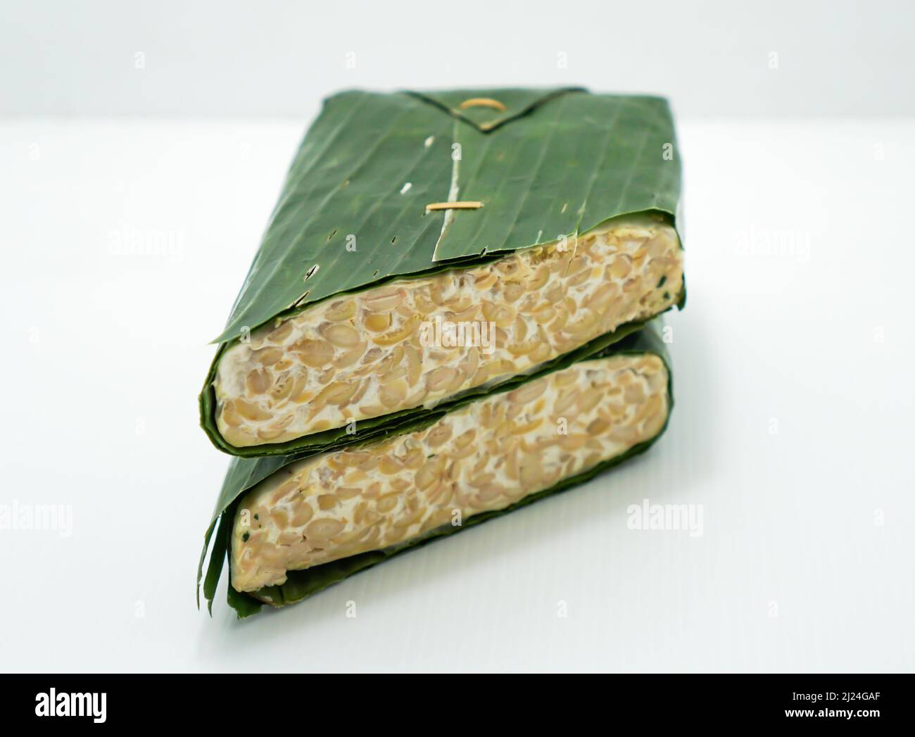 tempe, traditional indonesian food made of fermented soybean Stock ...
