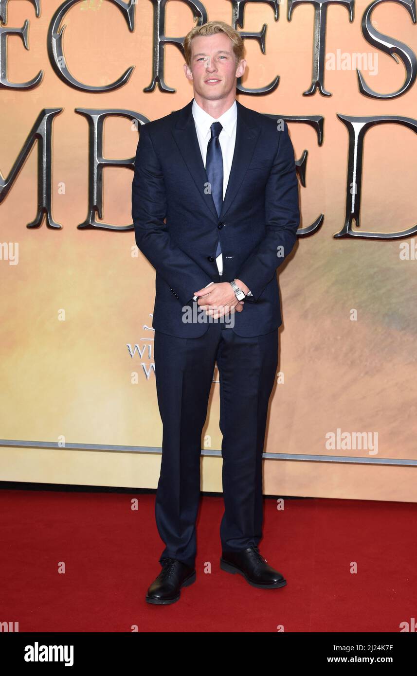 Callum turner secrets of dumbledore hi-res stock photography and images ...