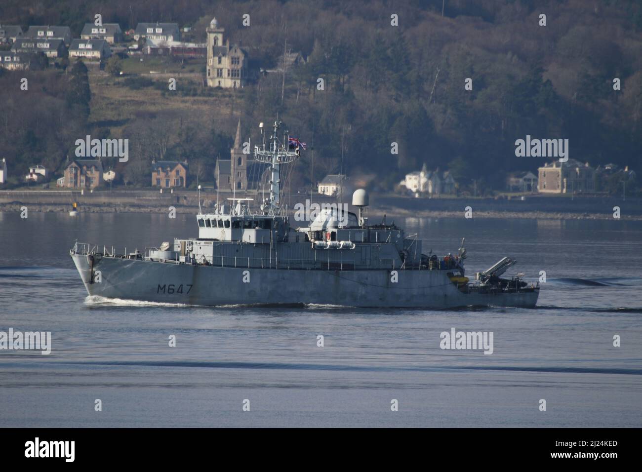 FS L'Aigle (M647), an Eridan-class (Tripartite) minehunter operated by ...