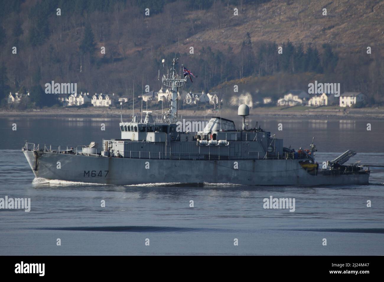 FS L'Aigle (M647), an Eridan-class (Tripartite) minehunter operated by ...