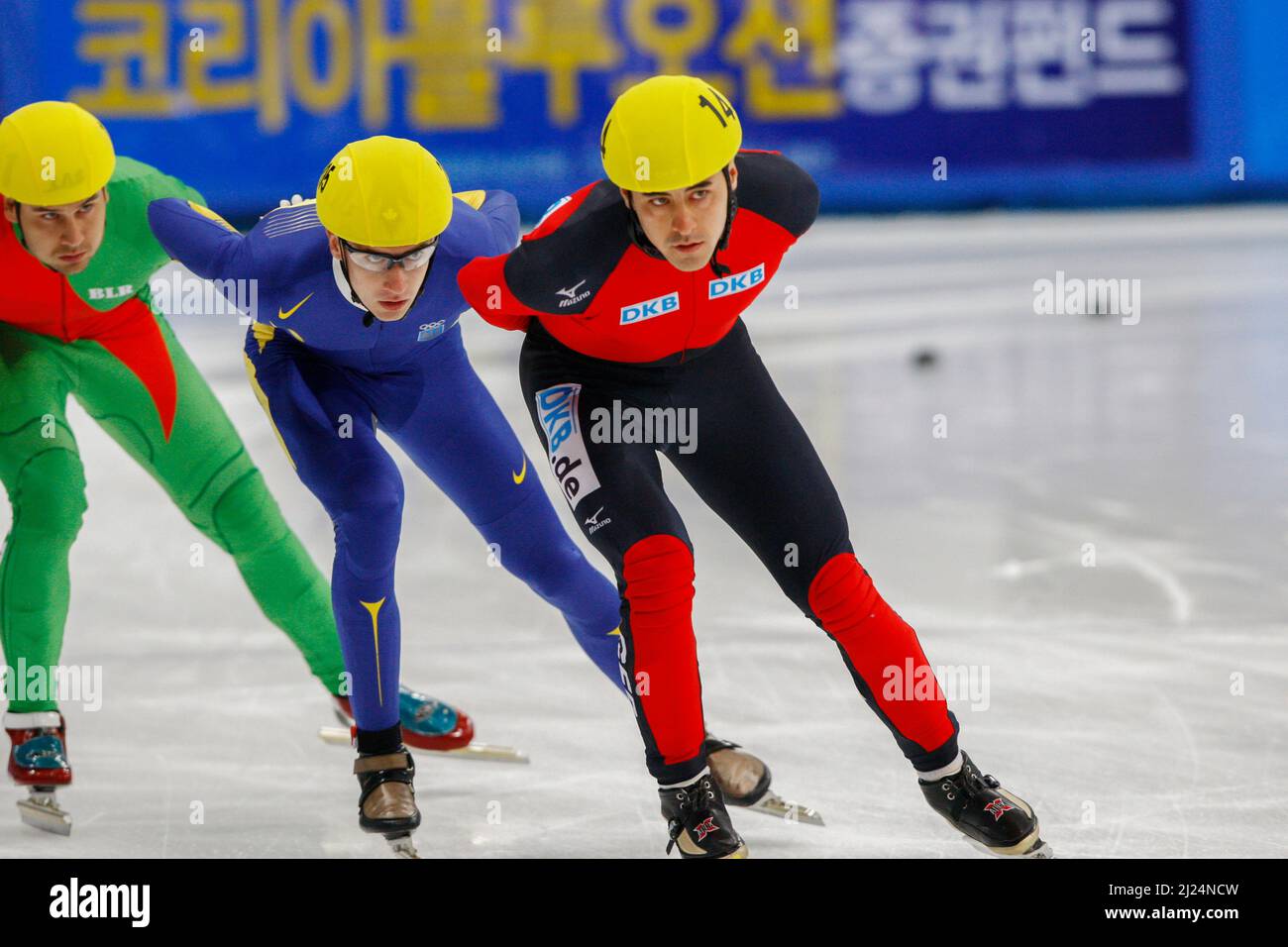 Sep 25, 2009-Seoul, South Korea-Heung tyson, front, of the Germany ...