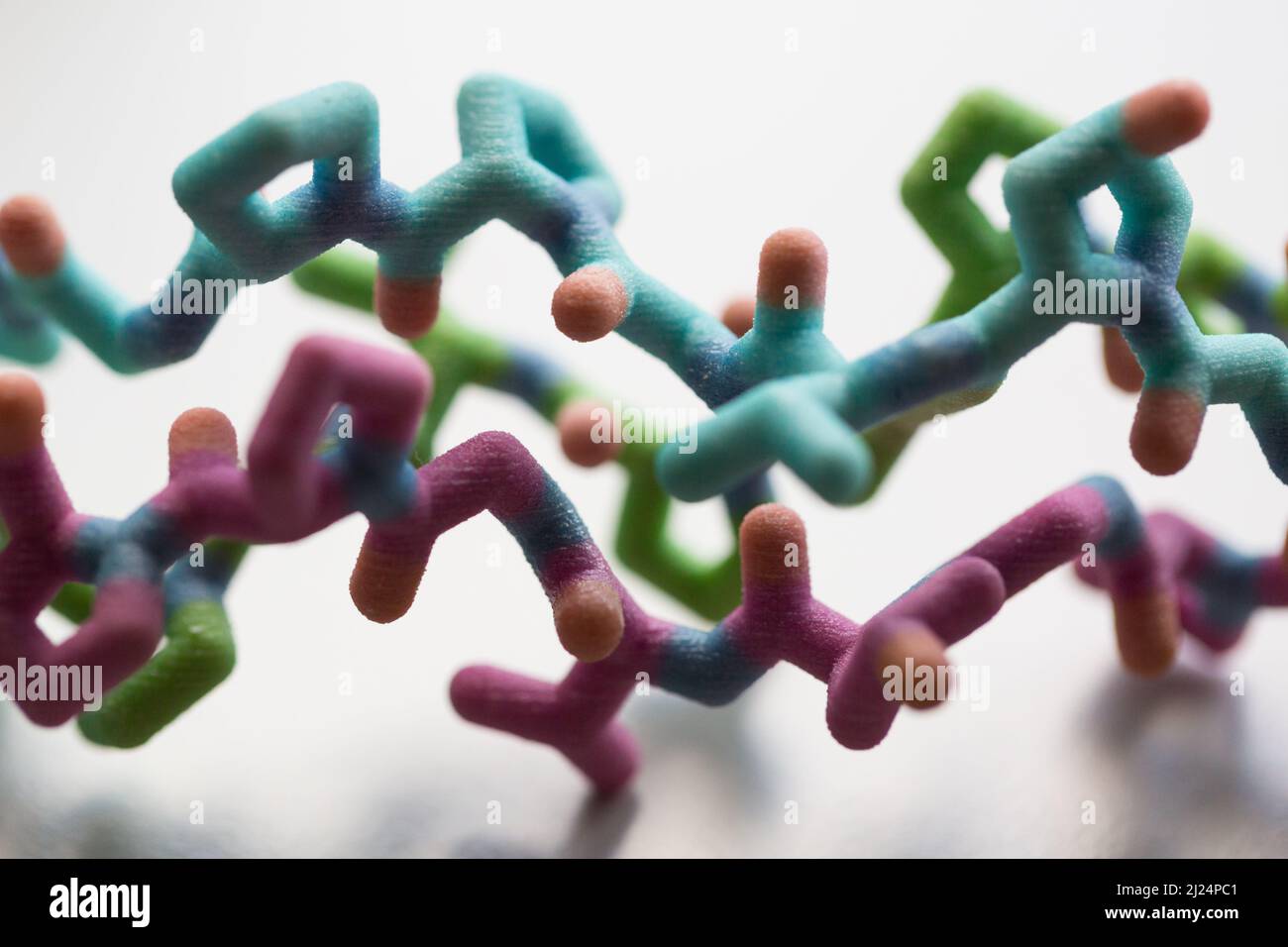 synthetic model of molecular structure of a molecule Stock Photo - Alamy