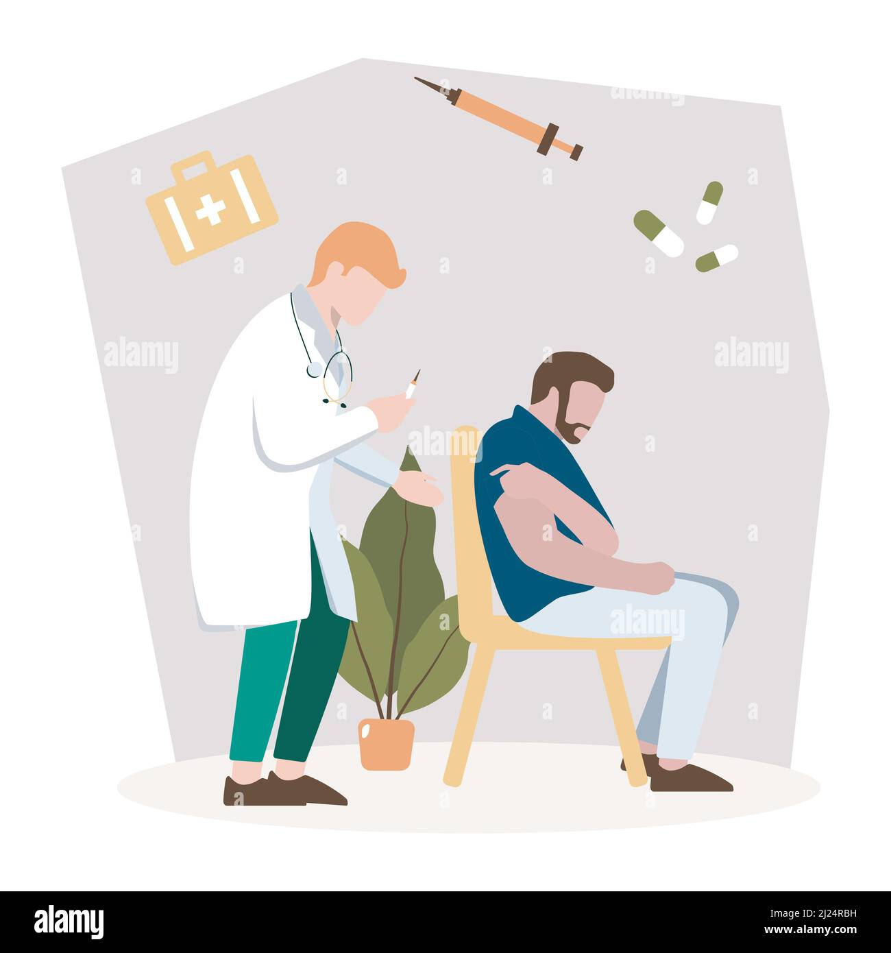 Injection plant Stock Vector Images - Alamy