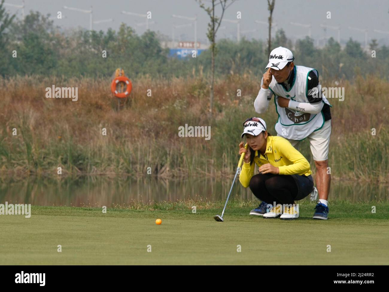 Oct 8, 2011-Incheon, South Korea-CHOI, Chella of South Korea, line up a ...