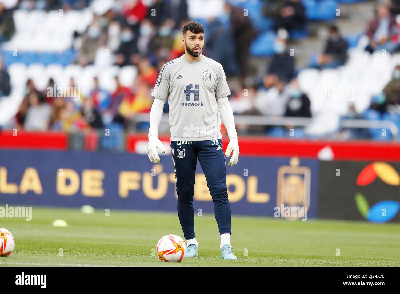 A Coruna, Spain. 29th Mar, 2022. David Raya (ESP) Football/Soccer ...