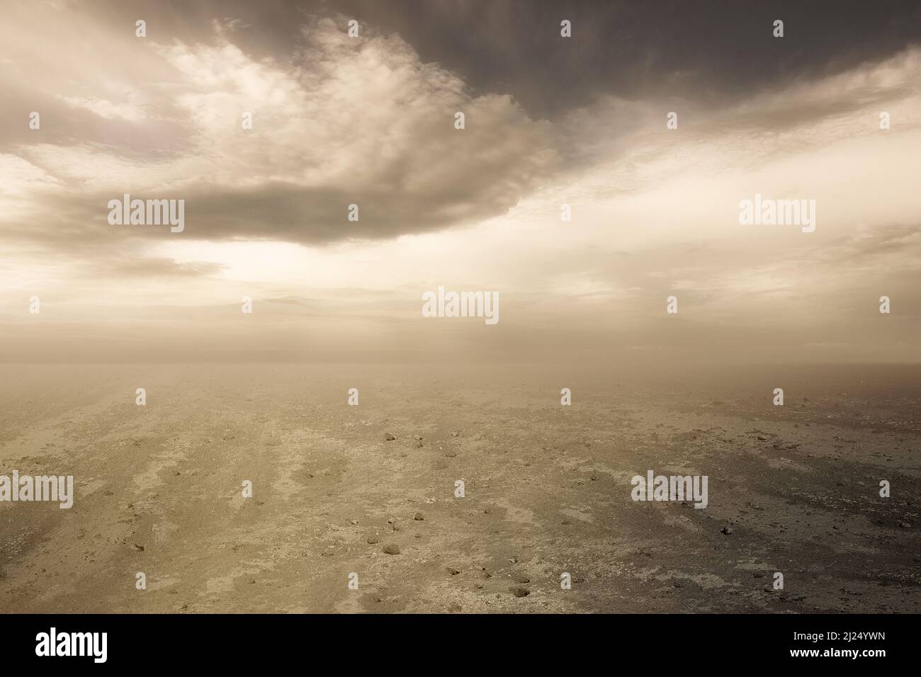 Drought field with a dramatic sky background Stock Photo - Alamy