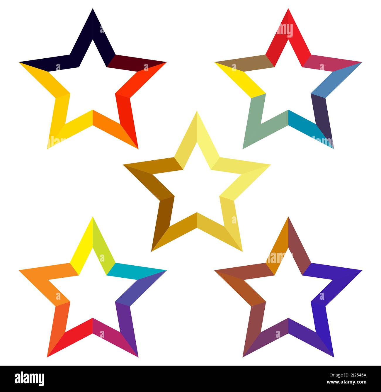 Star seamless pattern yellow stars Cut Out Stock Images & Pictures - Alamy