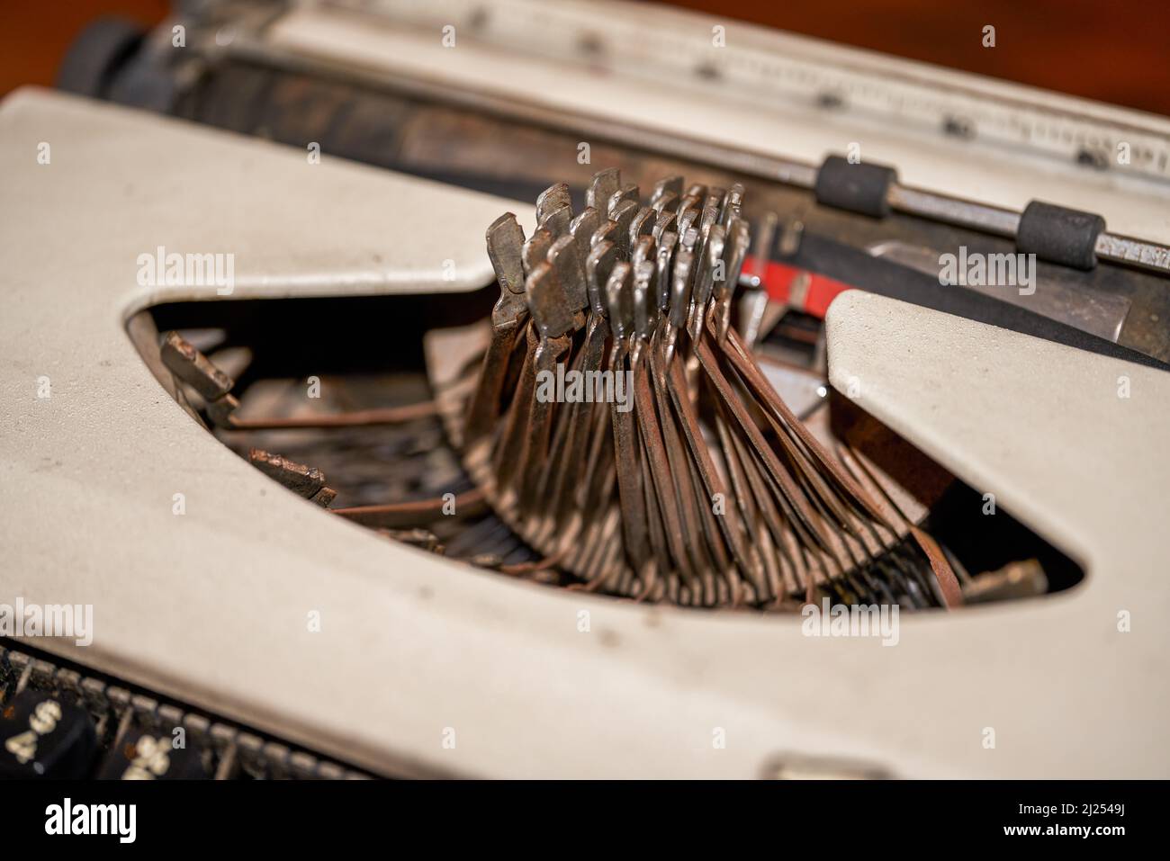 Antique typewriter parts hi-res stock photography and images - Alamy
