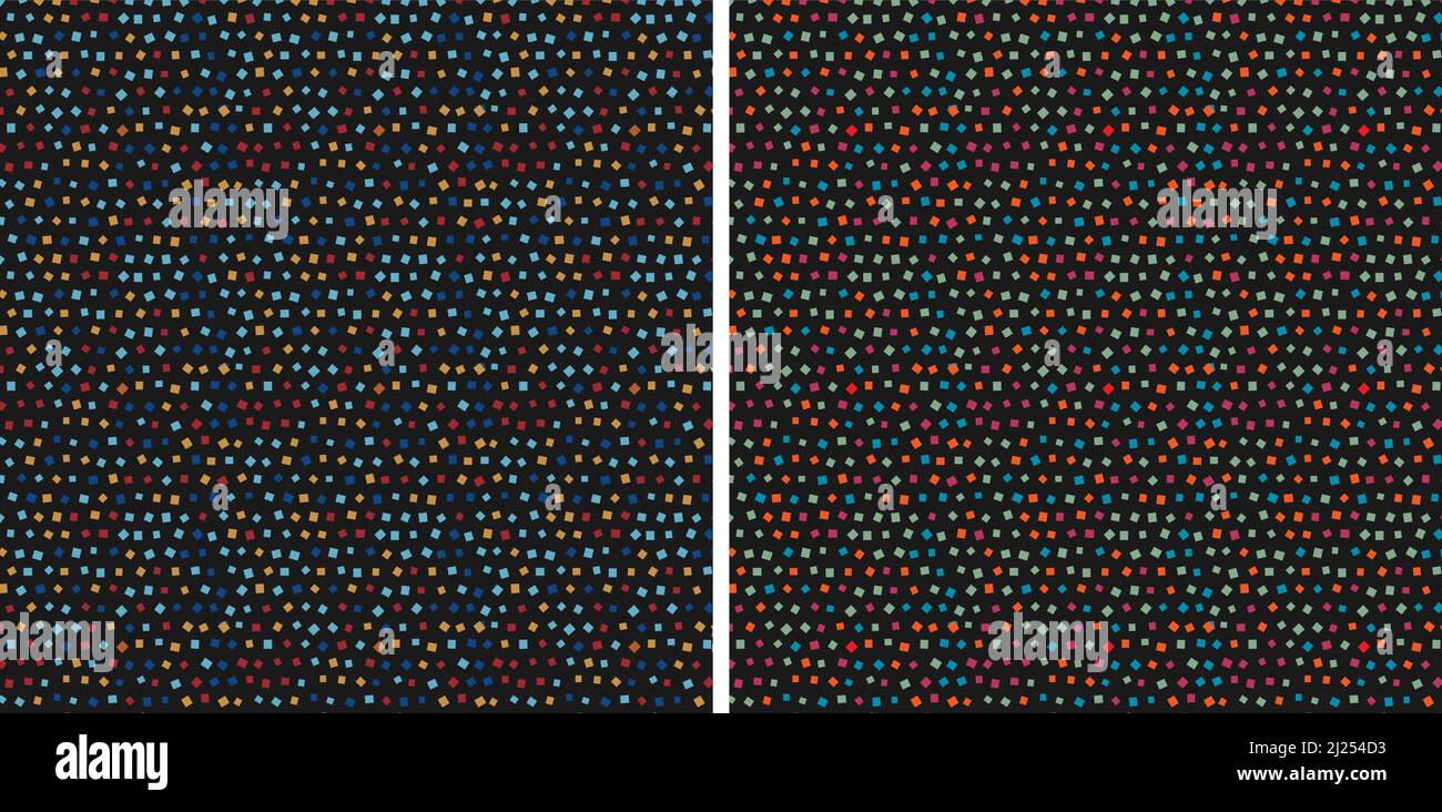 Colorful Scattered Square Pattern Background Stock Vector Image & Art ...