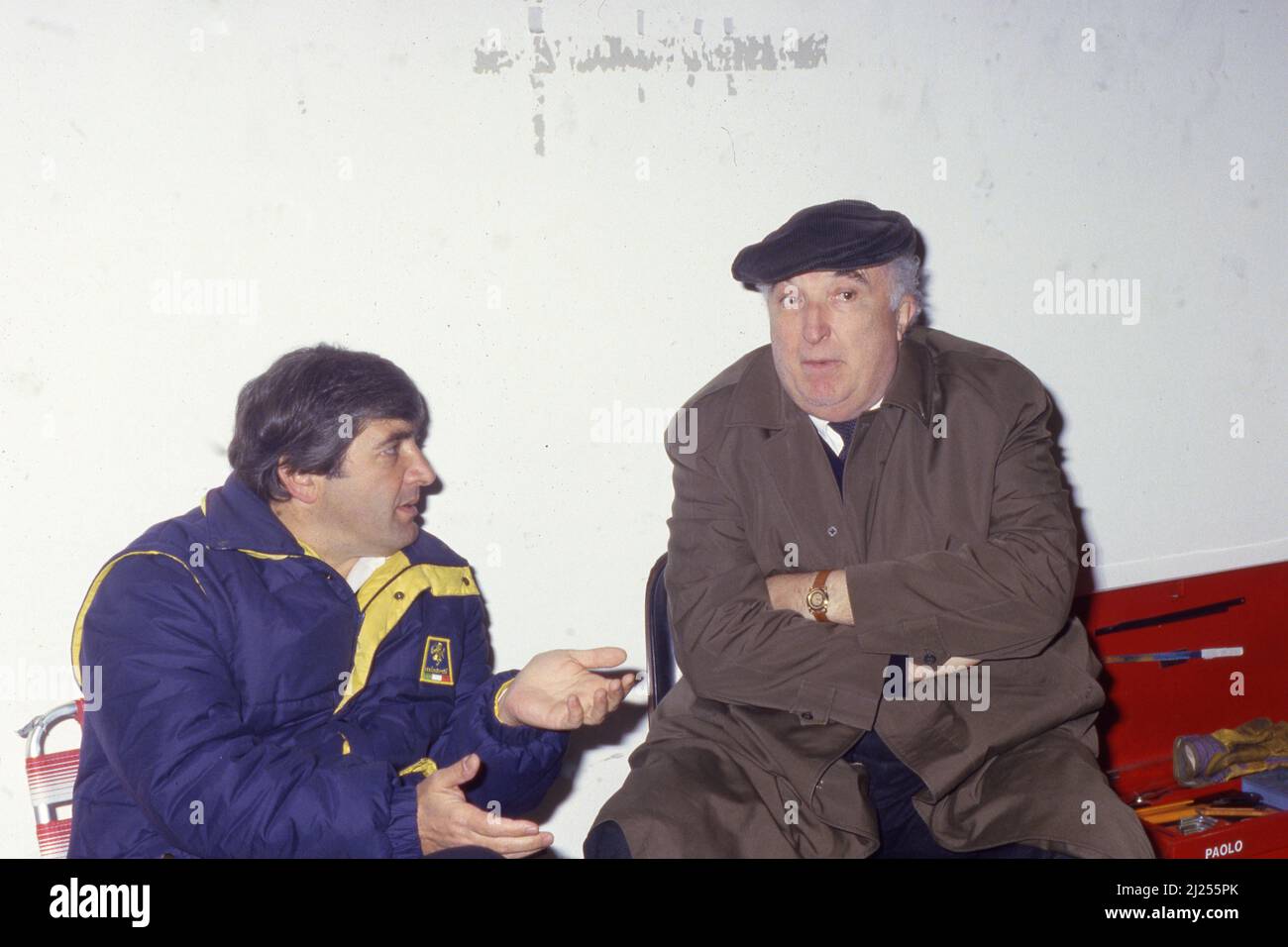 Carlo Chiti (ITA) Piero Mancini (ITA) Motori Moderni Stock Photo - Alamy