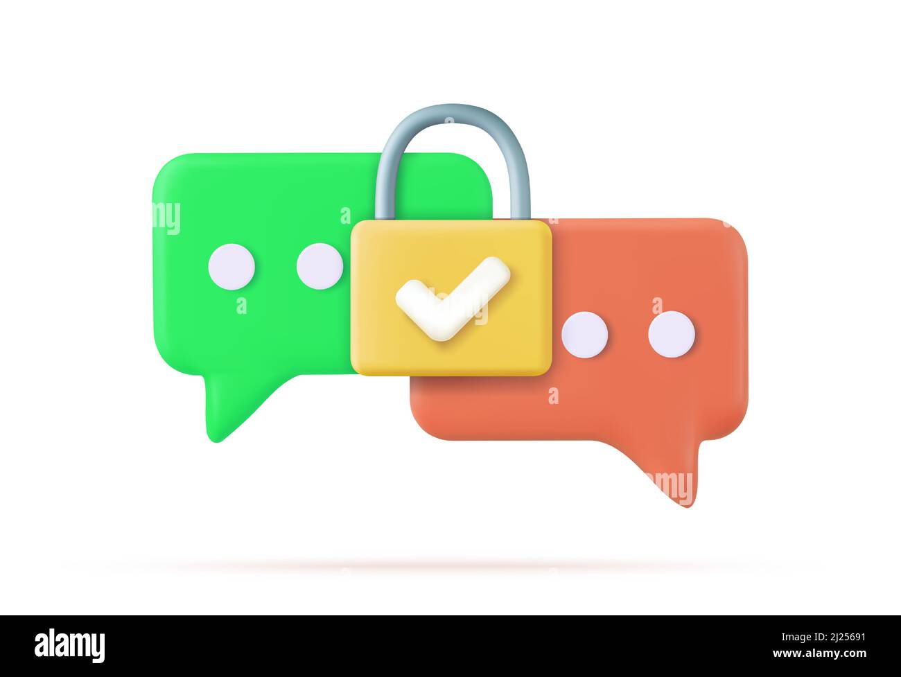 Chat bubble security Cut Out Stock Images & Pictures - Alamy