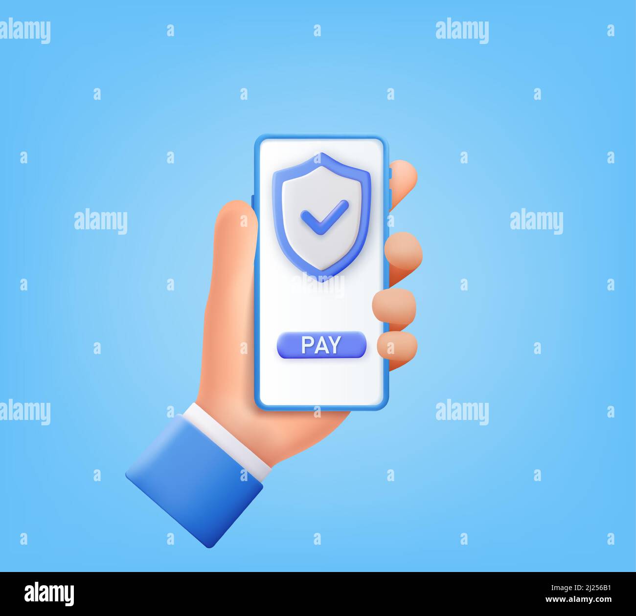 Secure online payment Stock Vector Image & Art - Alamy