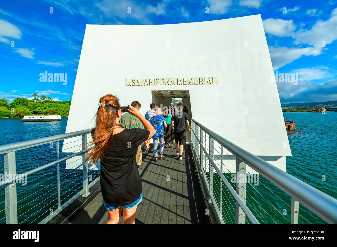 HONOLULU, OAHU, HAWAII, UNITED STATES - AUGUST 21, 2016: Tourists at ...