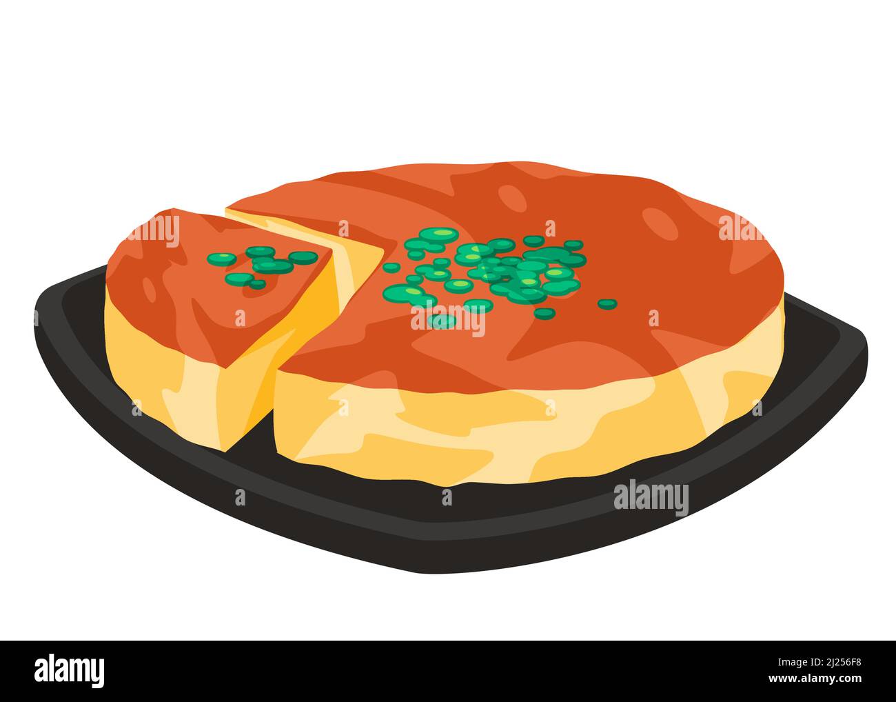 Kanafeh or kunafeh sweet dessert baked cheese with pistachio ...