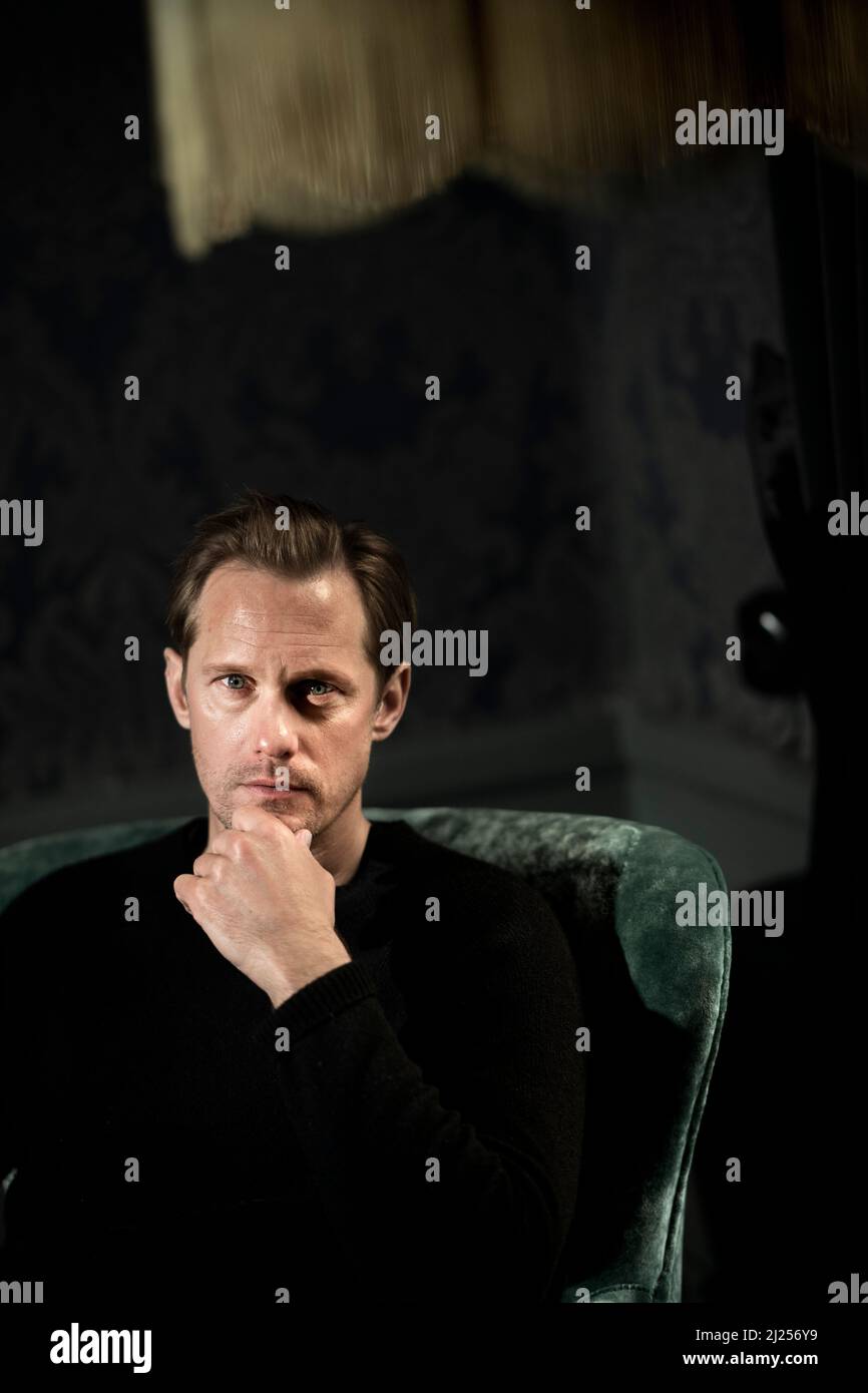 Alexander skarsgard photographed in stockholm hi-res stock photography ...