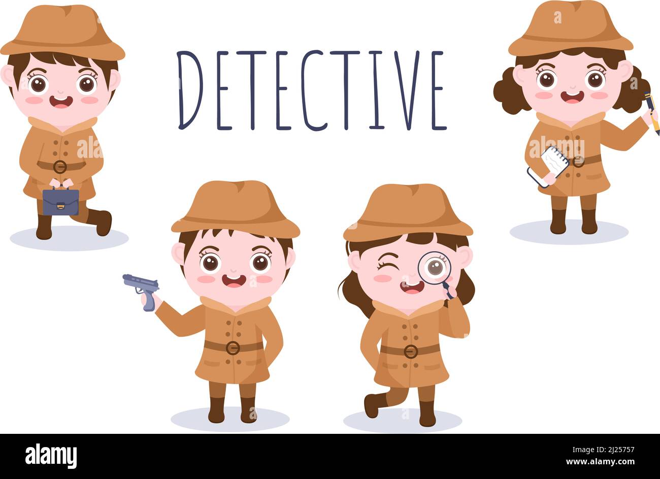 Crime scene magnifying glass Stock Vector Images - Alamy