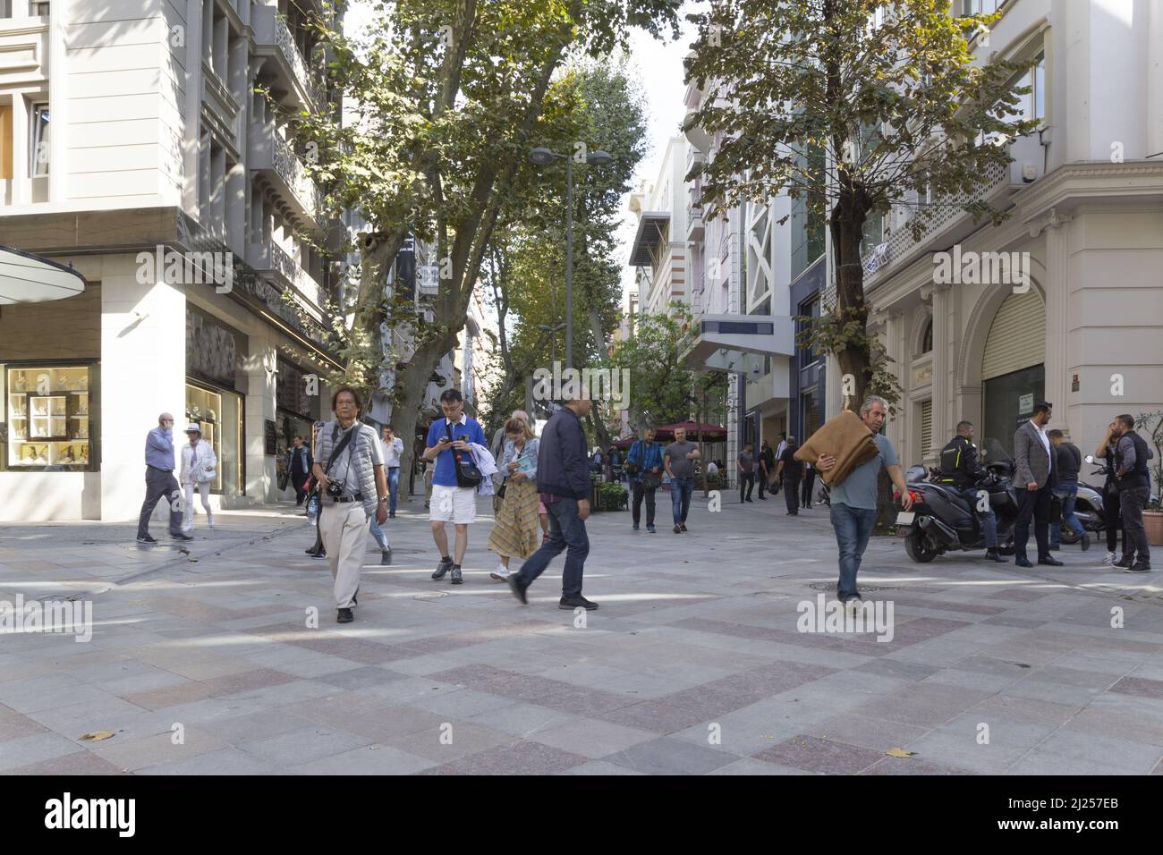 The people walking in the street in Istanbul, Turkey Stock Photo - Alamy