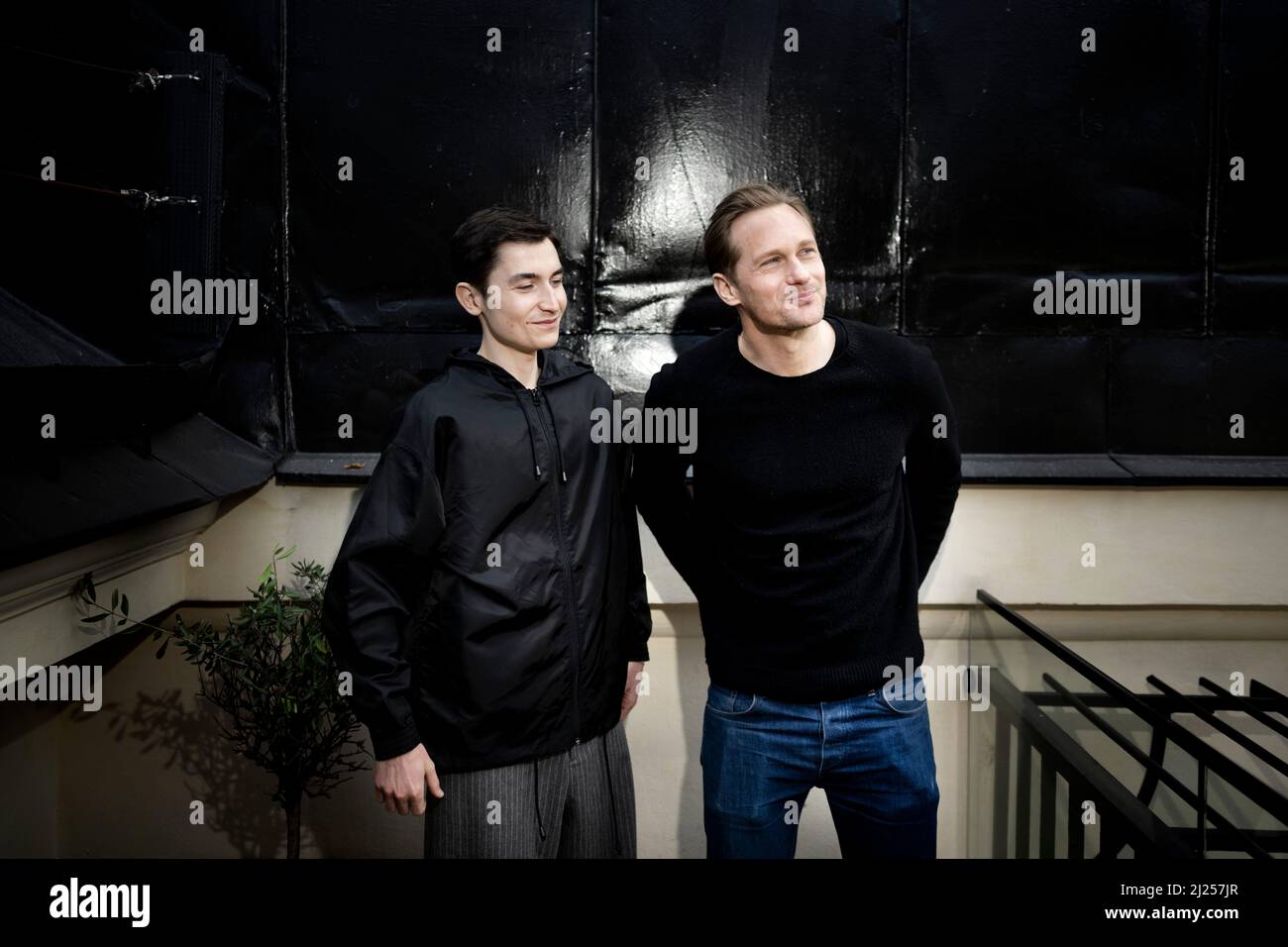 Gustav Lindh and Alexander Skarsgard photographed in Stockholm, Sweden ...