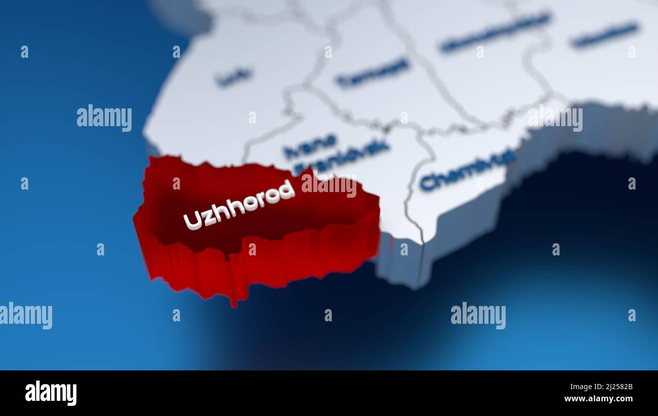 Uzhhorod map hi-res stock photography and images - Alamy