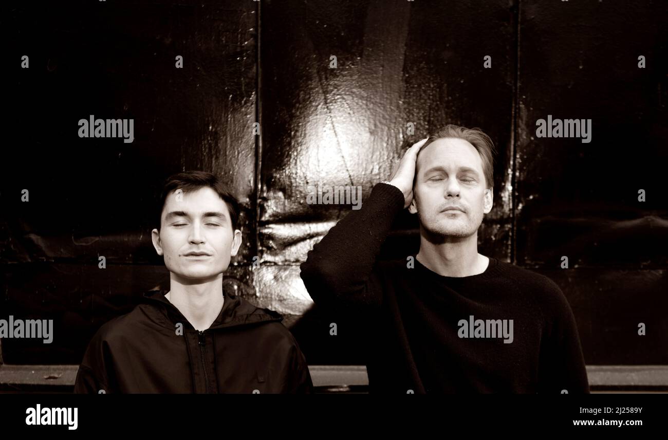 Gustav Lindh and Alexander Skarsgard photographed in Stockholm, Sweden ...