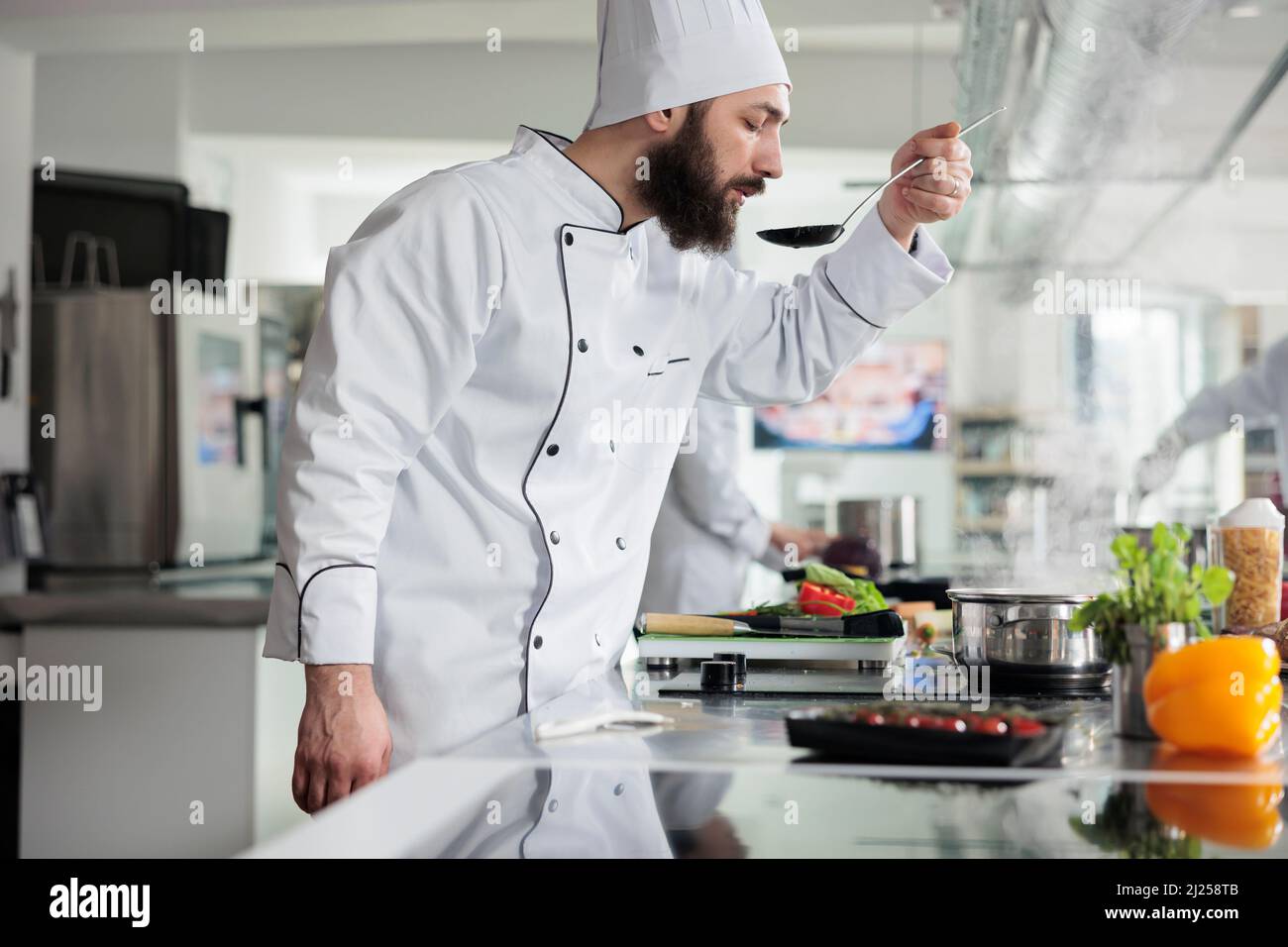 African american chef fine dining hi-res stock photography and images ...