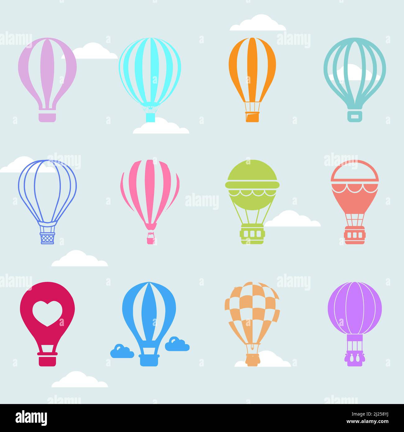 Cartoon balloons Stock Vector Images - Alamy