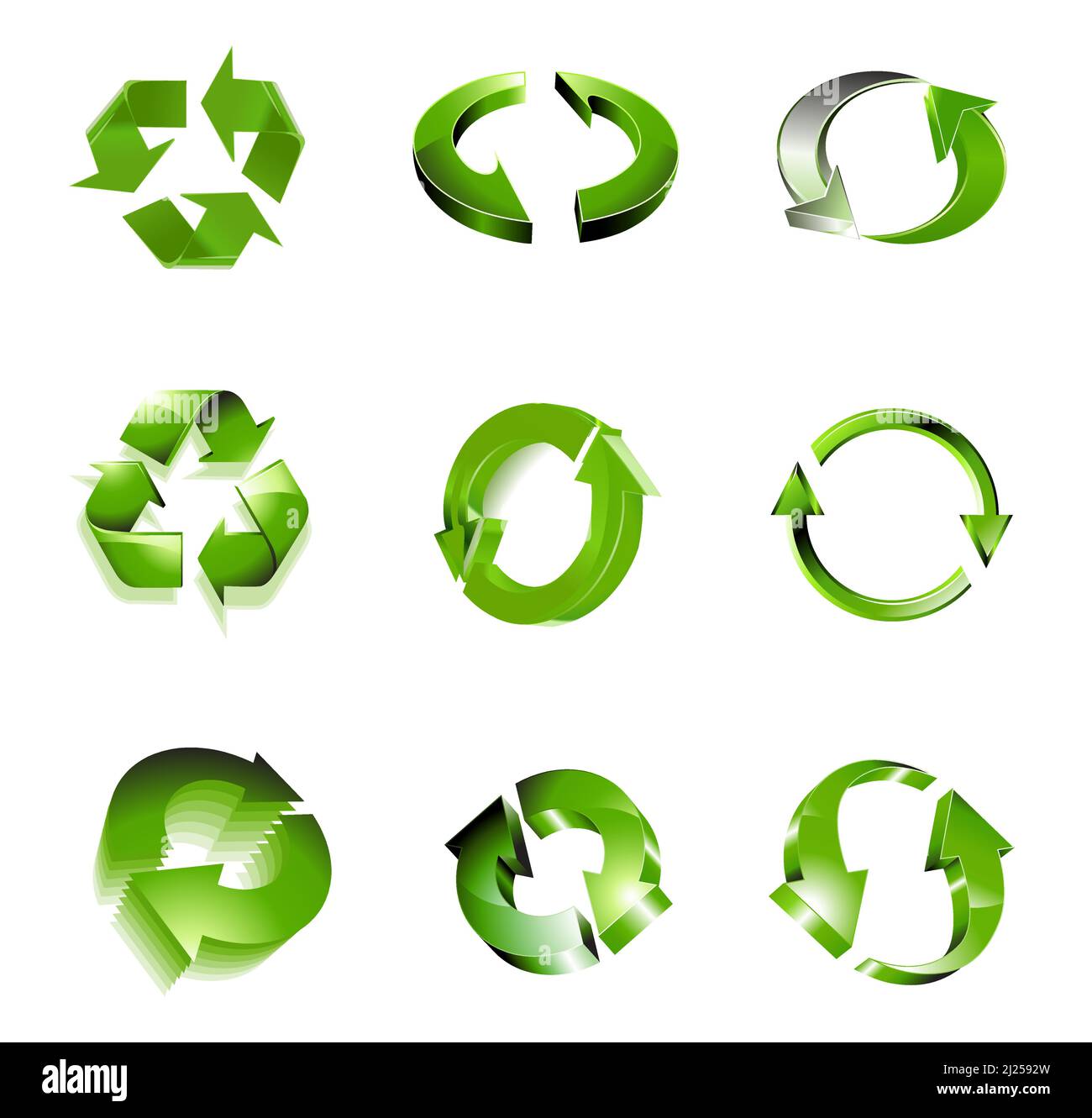 Recycle arrows symbol icon Stock Vector Images - Alamy