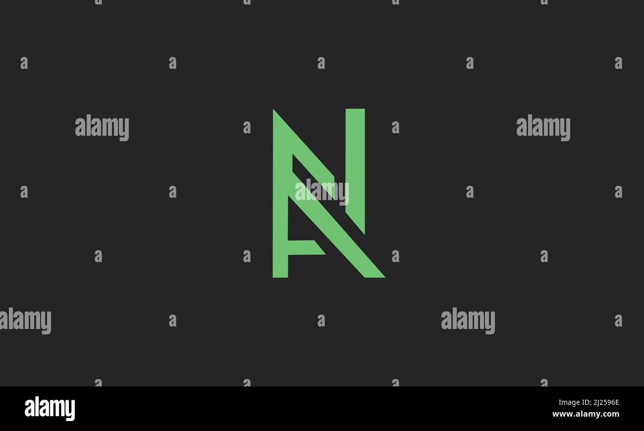 Alphabet letters Initials Monogram logo AN, NA, A and N Stock Vector ...