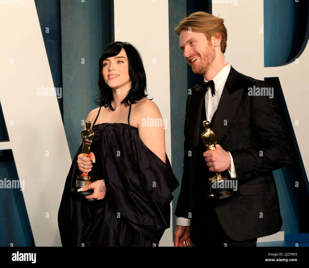 LOS ANGELES - MAR 27: Billie Eilish, Finneas O'Connell at the Vanity ...
