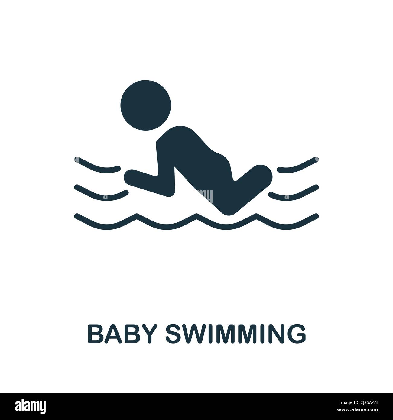 Kids Swimming Icon