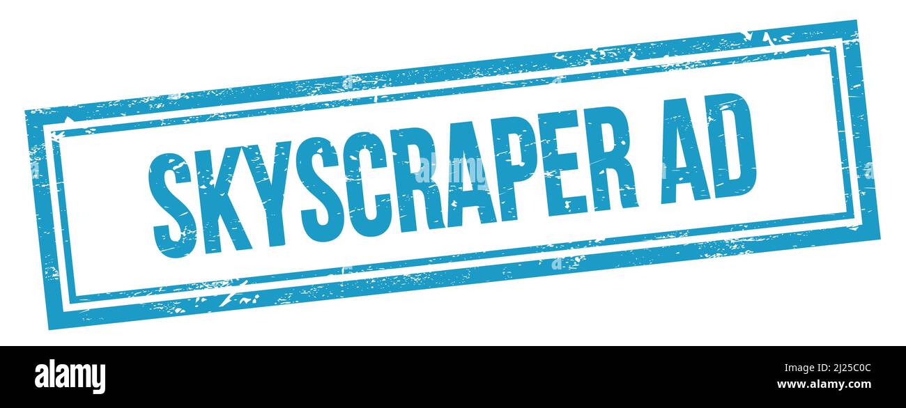 Skyscraper ad stamp hi-res stock photography and images - Alamy