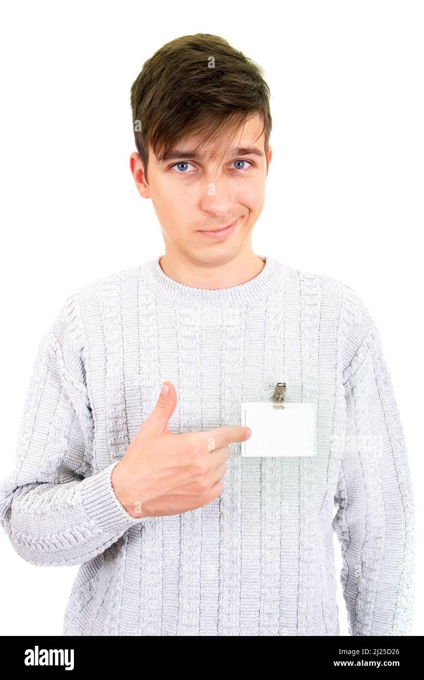 Man name badge hi-res stock photography and images - Alamy