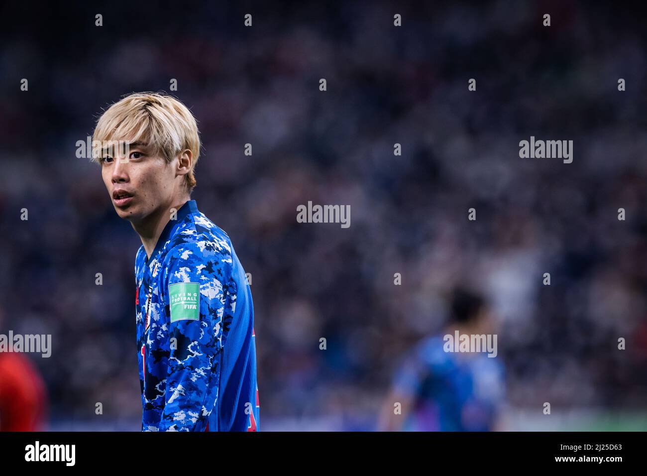 Japan's Junya Ito during the FIFA World Cup Qatar 2022 Asian Qualifier ...