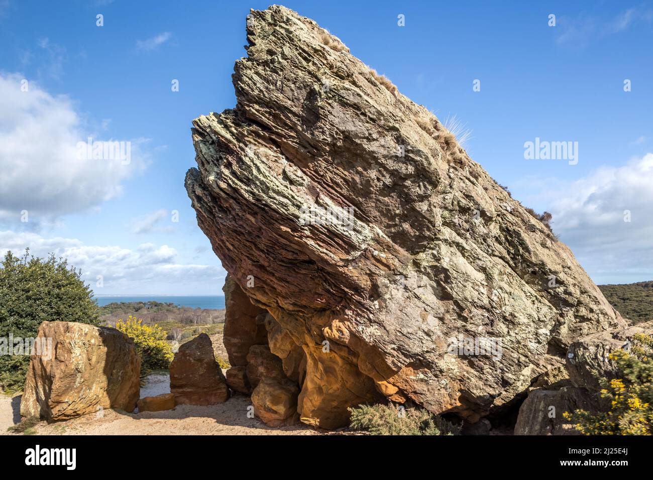 Agglestone Rock aka Devil's Anvil, Studland and Godlingston Heath ...