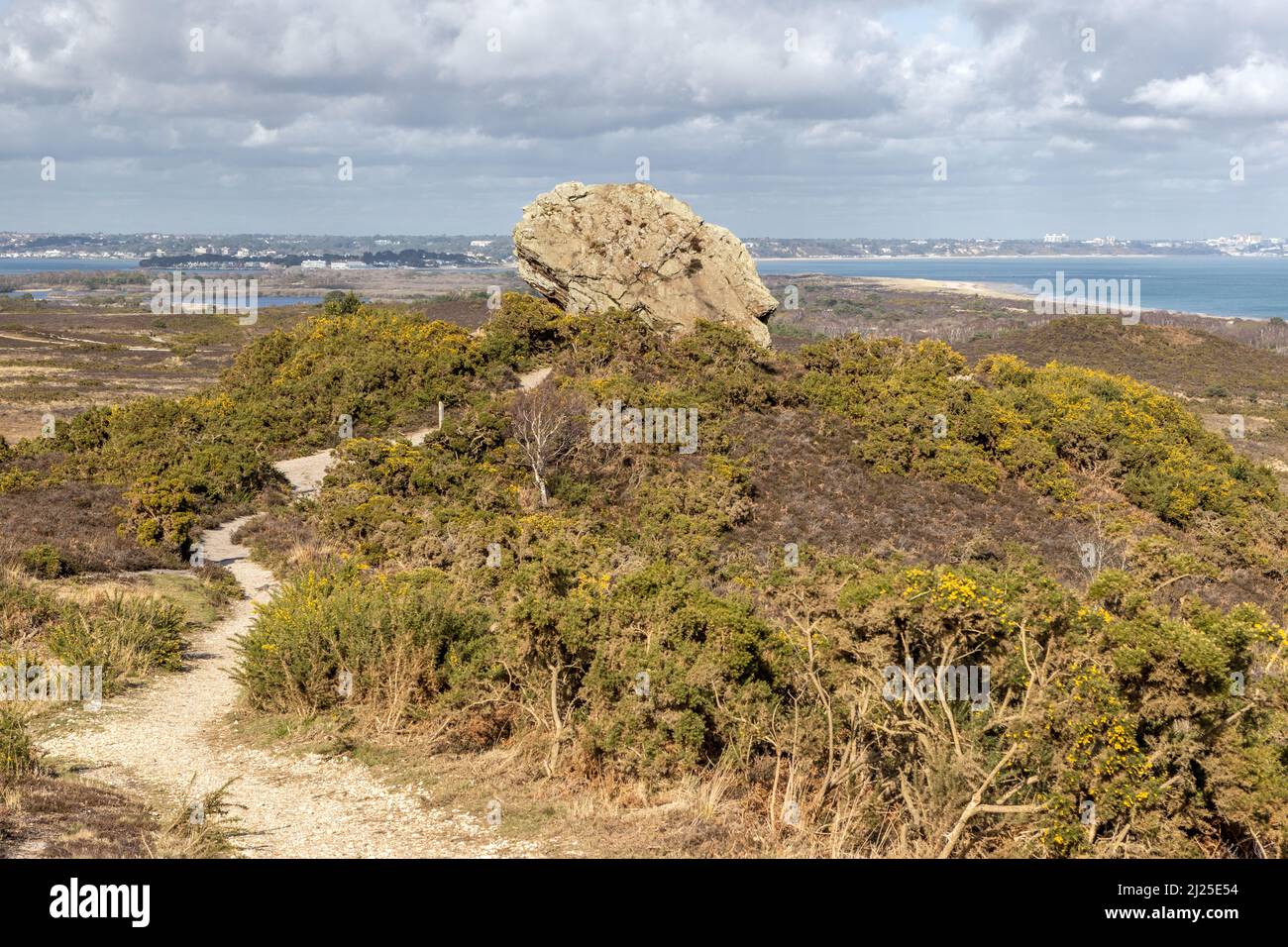 Agglestone Rock aka Devil's Anvil, Studland and Godlingston Heath ...