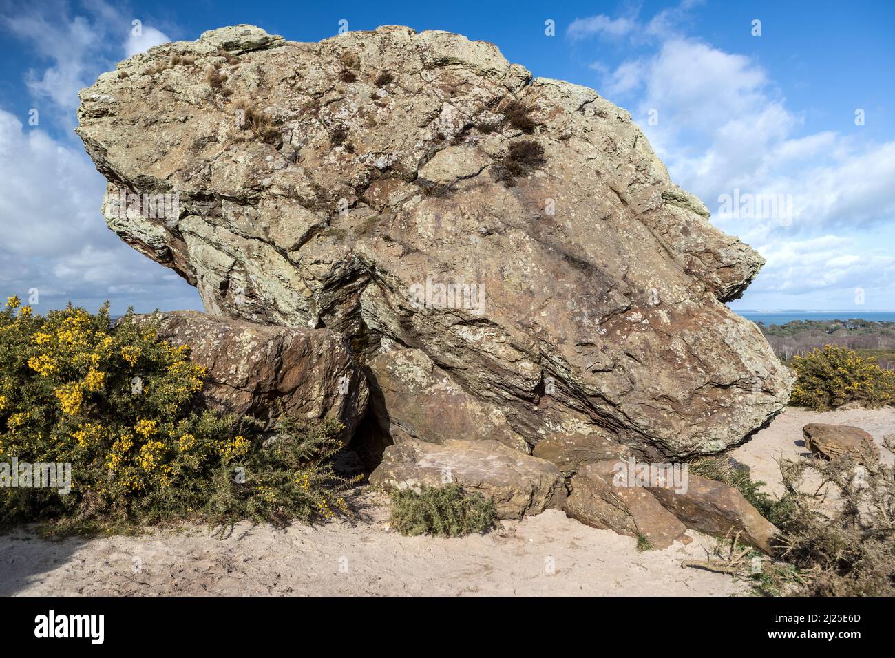 Agglestone Rock aka Devil's Anvil, Studland and Godlingston Heath ...